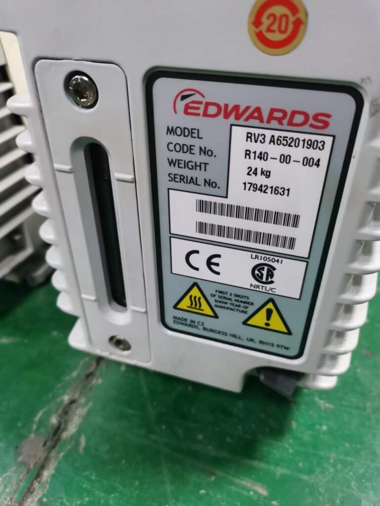 Edwards 3 RV3 Rotary Vane Dual Stage Mechanical Vacuum Pump A65201906 – HXC Vacuum Product